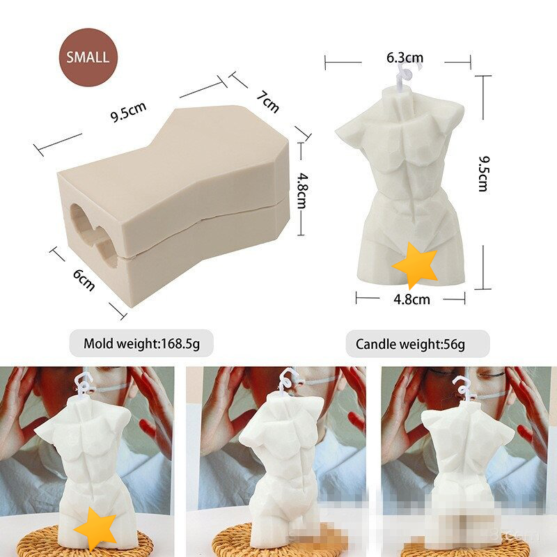 Luca Male Body Mold